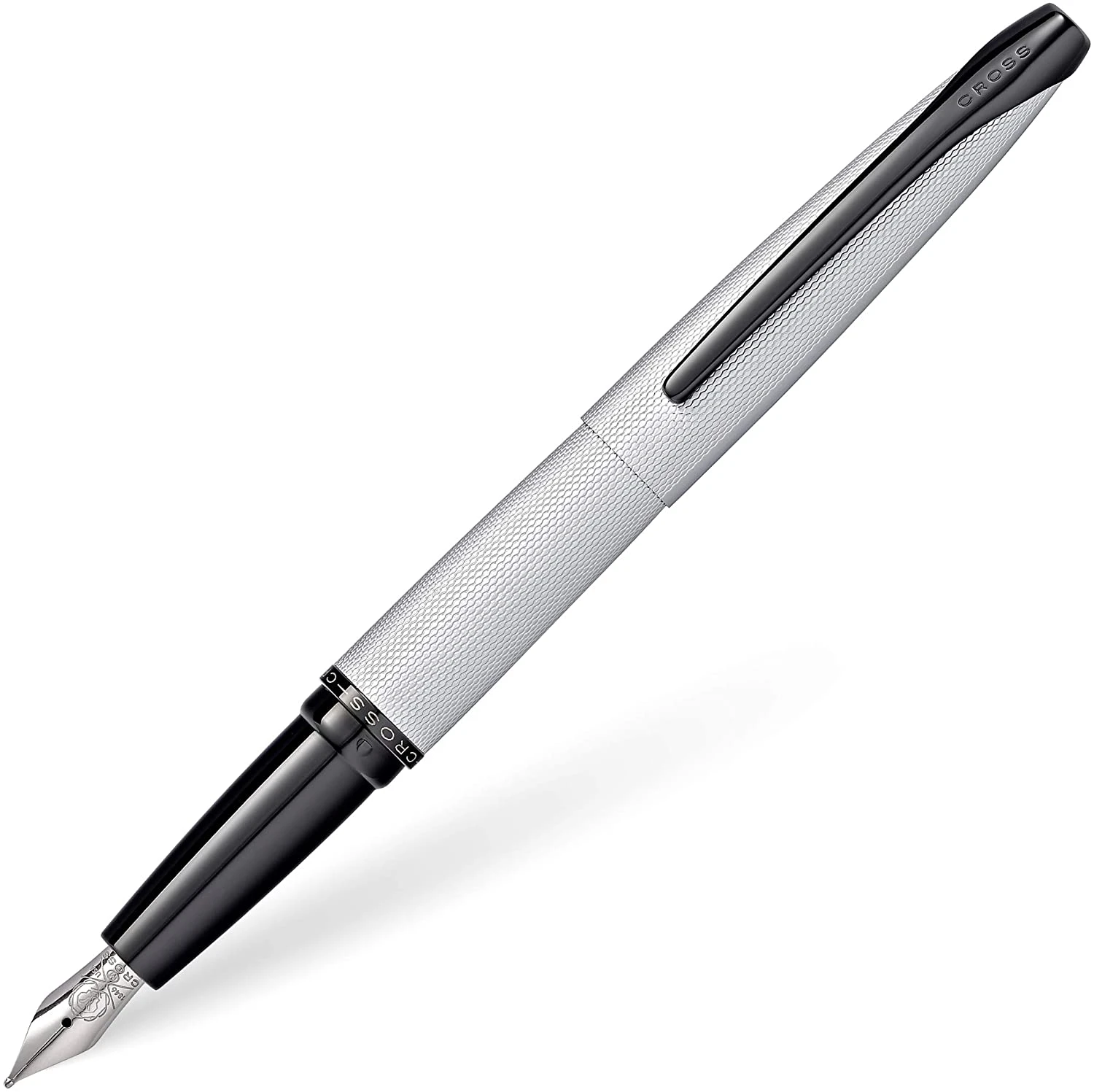 Cross® Cross ATX Fountain Pen, Brushed Chrome, Medium Nib | Cross Shop